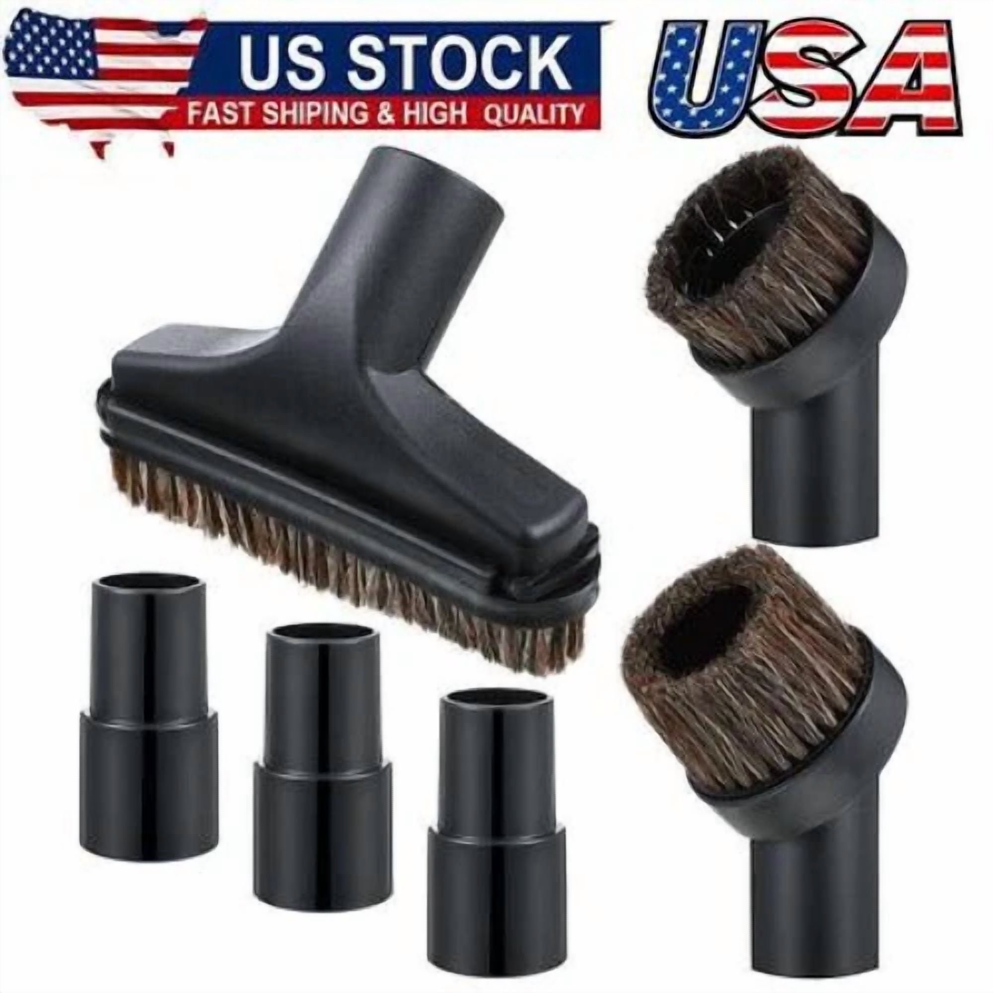 6Pcs 25Mm And 36Mm Vacuum Brush Horse Hair Round Brush,5.9 Inch Vacuum ...