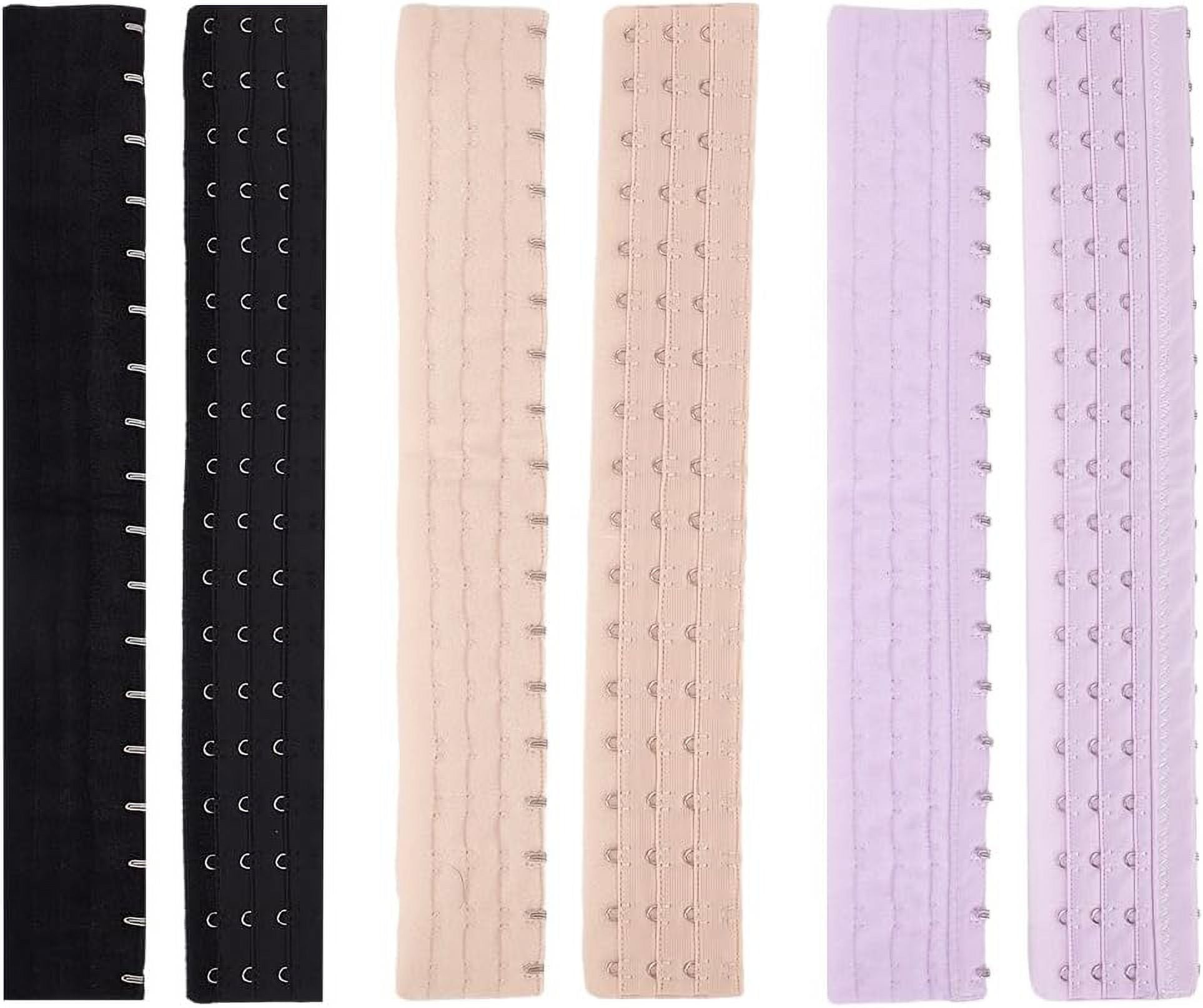 6Pcs 3 Colors Elastic Corset Extender Polyester Elastic Corset Extender ...