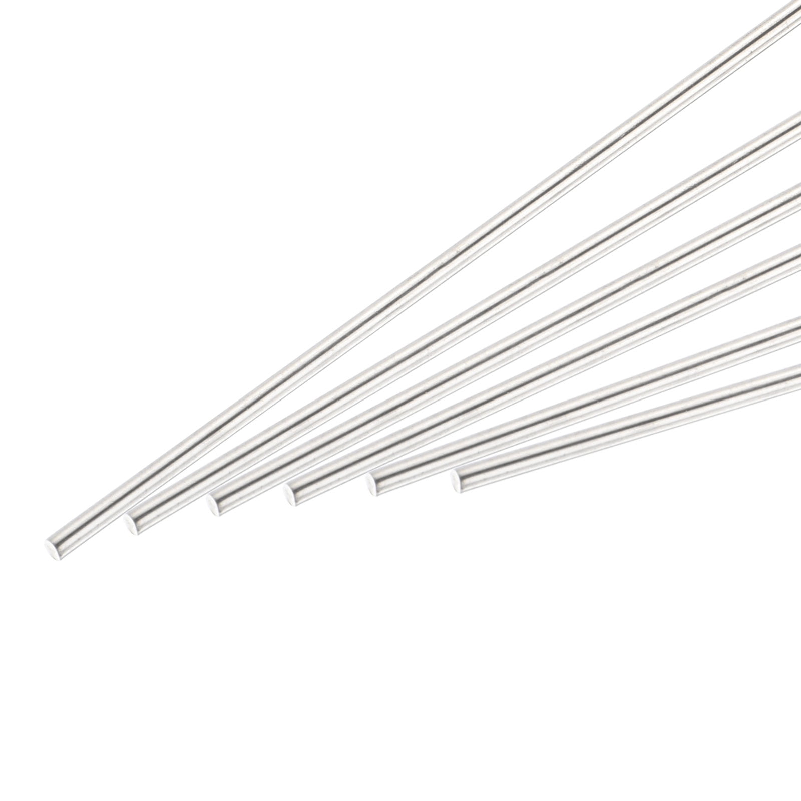 6Pcs 304 Stainless Steel Round Rods Bar, 2.5mm x 300mm for Various ...