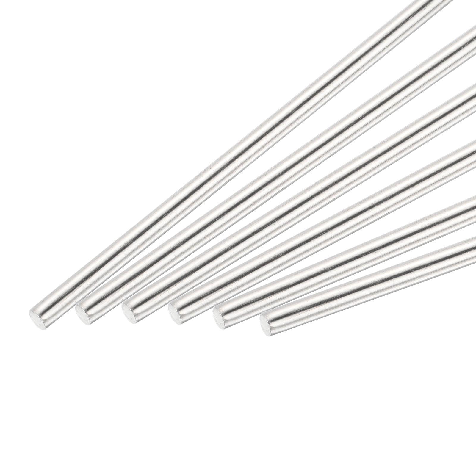 6Pcs 304 Stainless Steel Round Rods Bar, 5mm x 100mm for Various Shaft ...