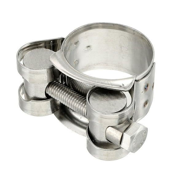 6Pcs 304 Stainless Steel T-Bolt Hose Clamp, Adjustable OD Range 1.3" to ...