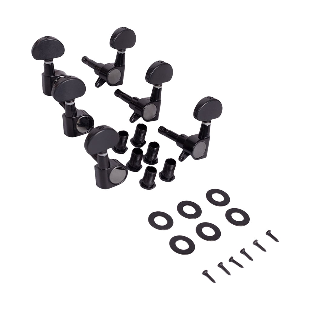 6Pcs 3L3R Guitar Tunings Tuners Replacement Metal Guitar Tunings Pegs ...