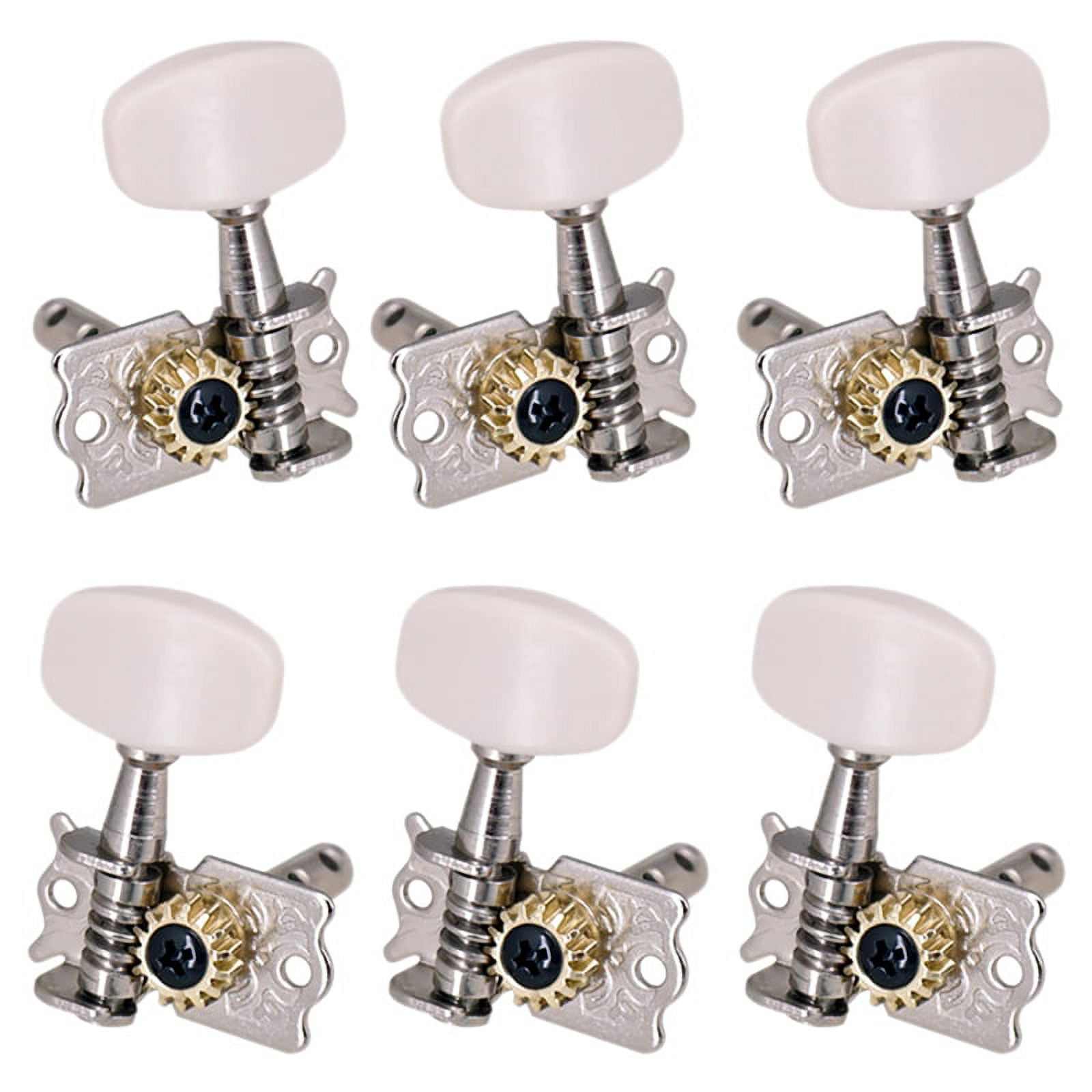 6Pcs 3R3L Guitar Tuning Pegs Open Machine Heads Acoustic Folk Guitar ...