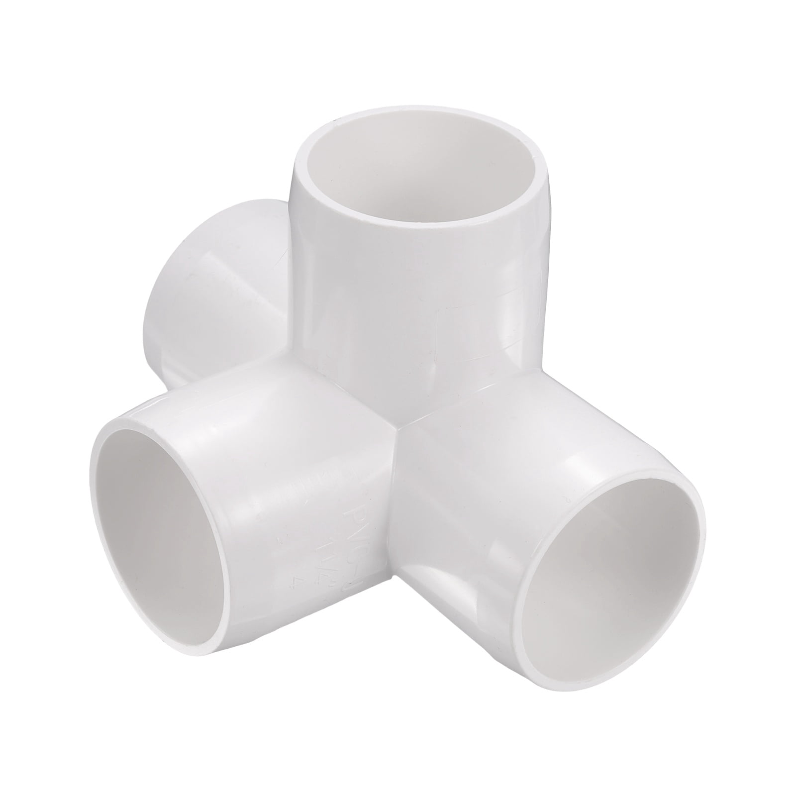 6Pcs 4-Way PVC Pipe Fitting, 1/2" SCH40 PVC Connector for DIY Projects ...