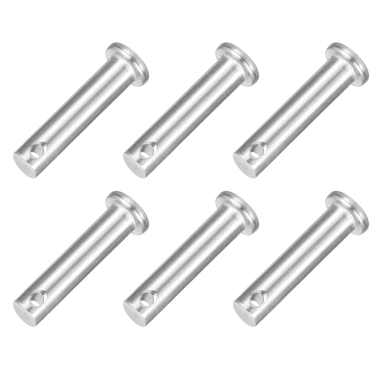 6Pcs 5/16" x 1-3/8" Single Hole Clevis Pins, 304 Stainless Steel Flat ...