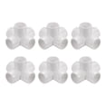 6Pcs 5-Way PVC Pipe Fitting, 1/2" SCH40 Connector for DIY Furniture ...