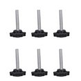 6Pcs 5mm Knurled Grip Ergonomic Thumb Screw Knob Industrial Screws ...