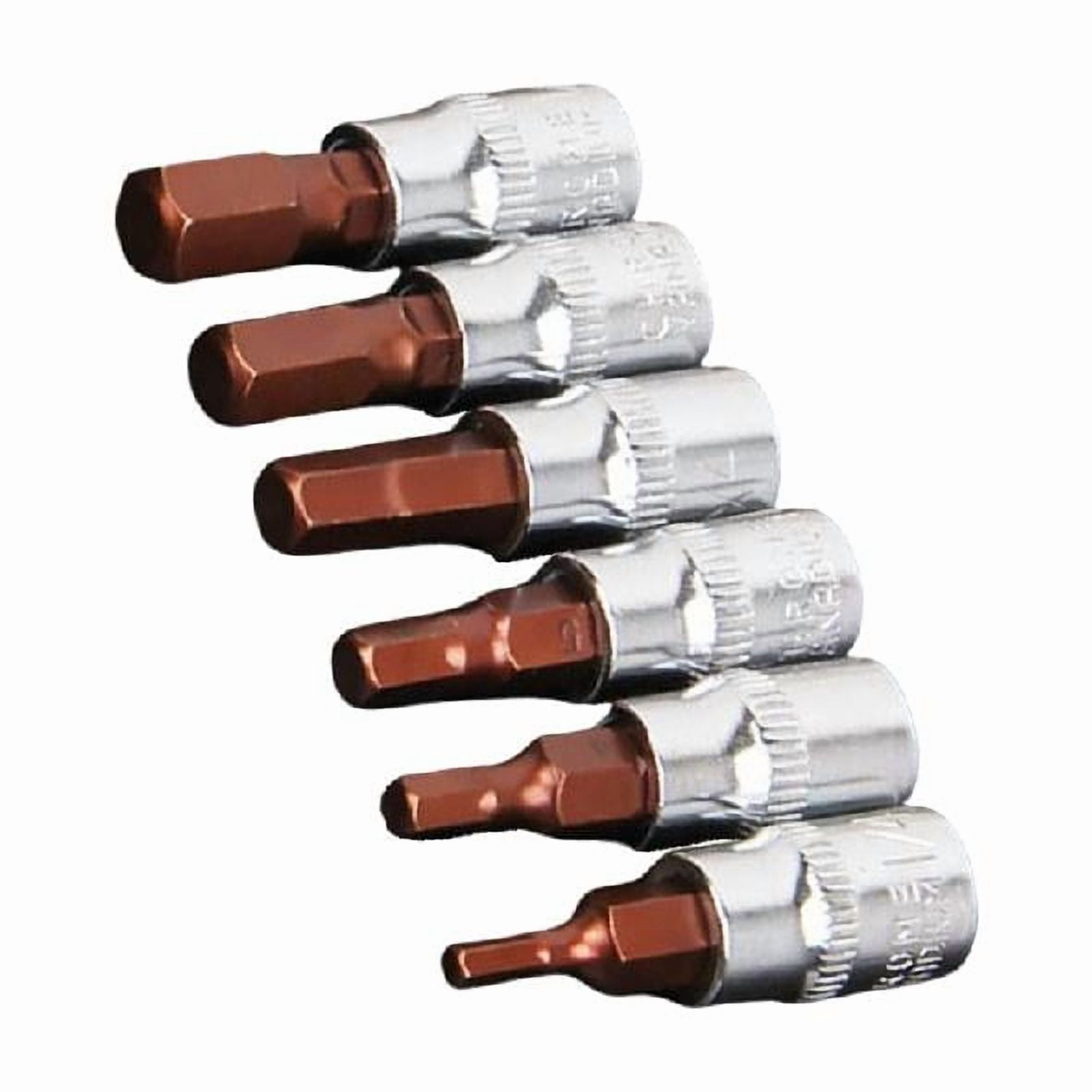 6Pcs 6.35mm Hex Shank Alloy Steel Sockets Electronics Maintenance ...