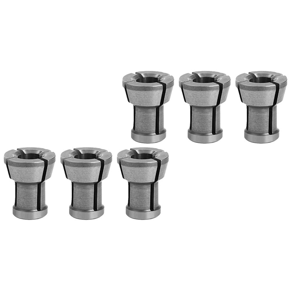 6Pcs 6 6.35 8Mm Collet Chuck Adapter With Nut Set For Engraving ...