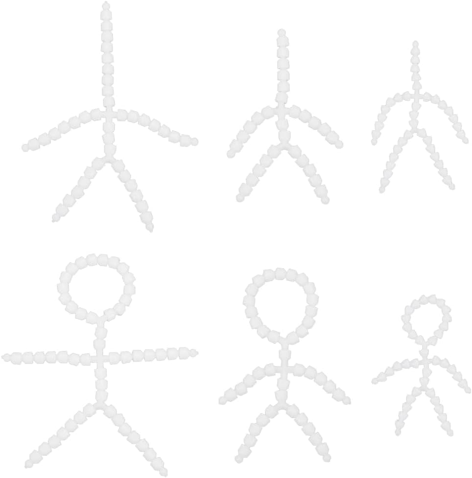 6Pcs 6 Styles Body Joint Skeleton Adjustable Armature Skeleton Plastic ...