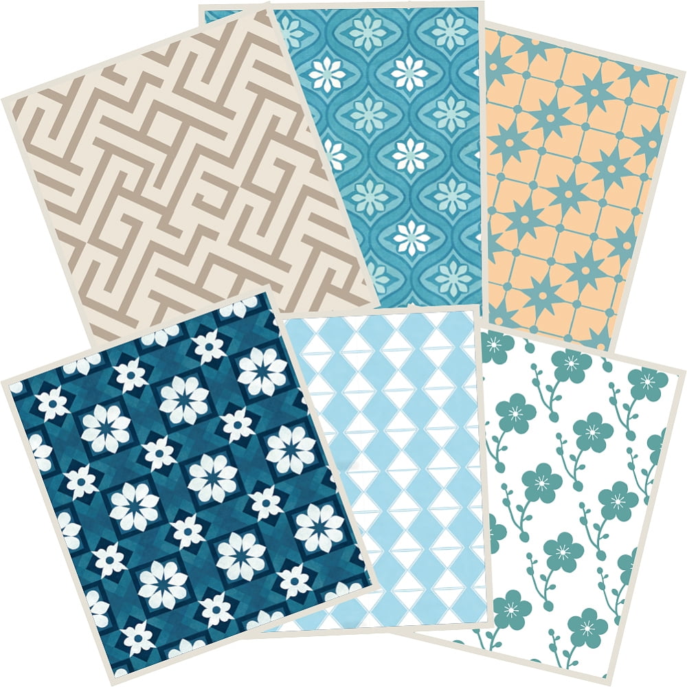 6Pcs 6 Styles Cellulose Sponge Cleaning Cloths DIY for Tableware ...