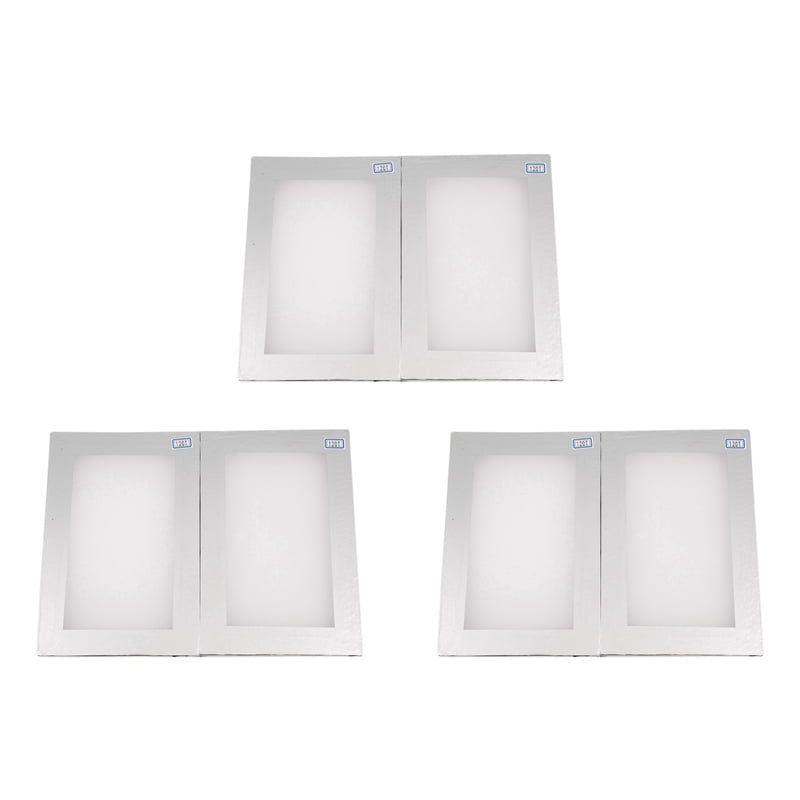 6Pcs A4 Screen Printing Aluminum Frame Stretched 120T Silk Screen ...