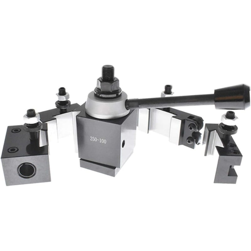 The 6Pcs AXA 250-100 tool post set is a CNC-compatible, high-accuracy ...