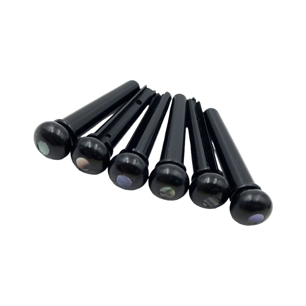 6Pcs Acoustic Guitar Bridge Pins Saddles Nut for Acoustics Folk Guitar ...