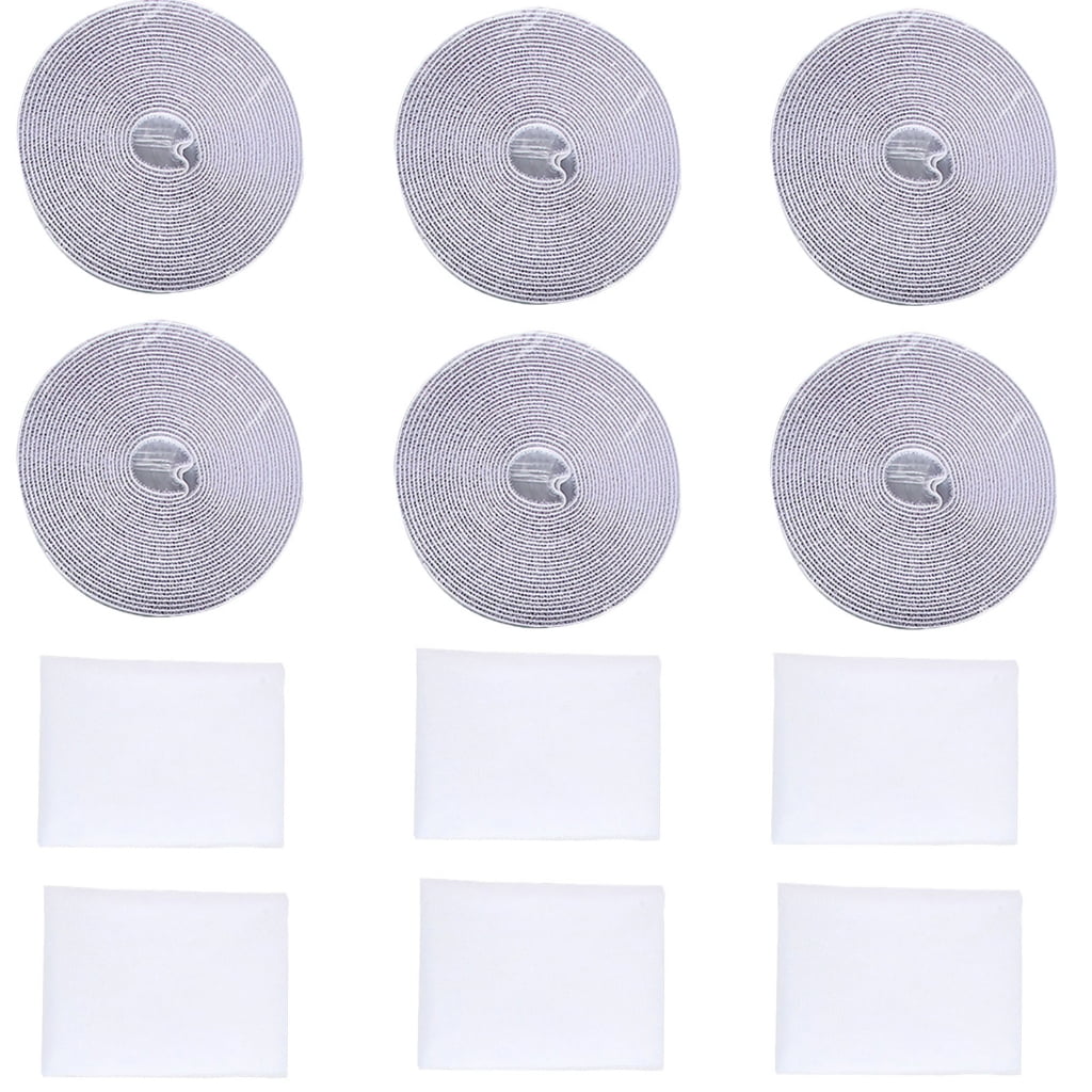 6Pcs Adhesive1nsectProof Window Screens High Density Mesh No Tool ...