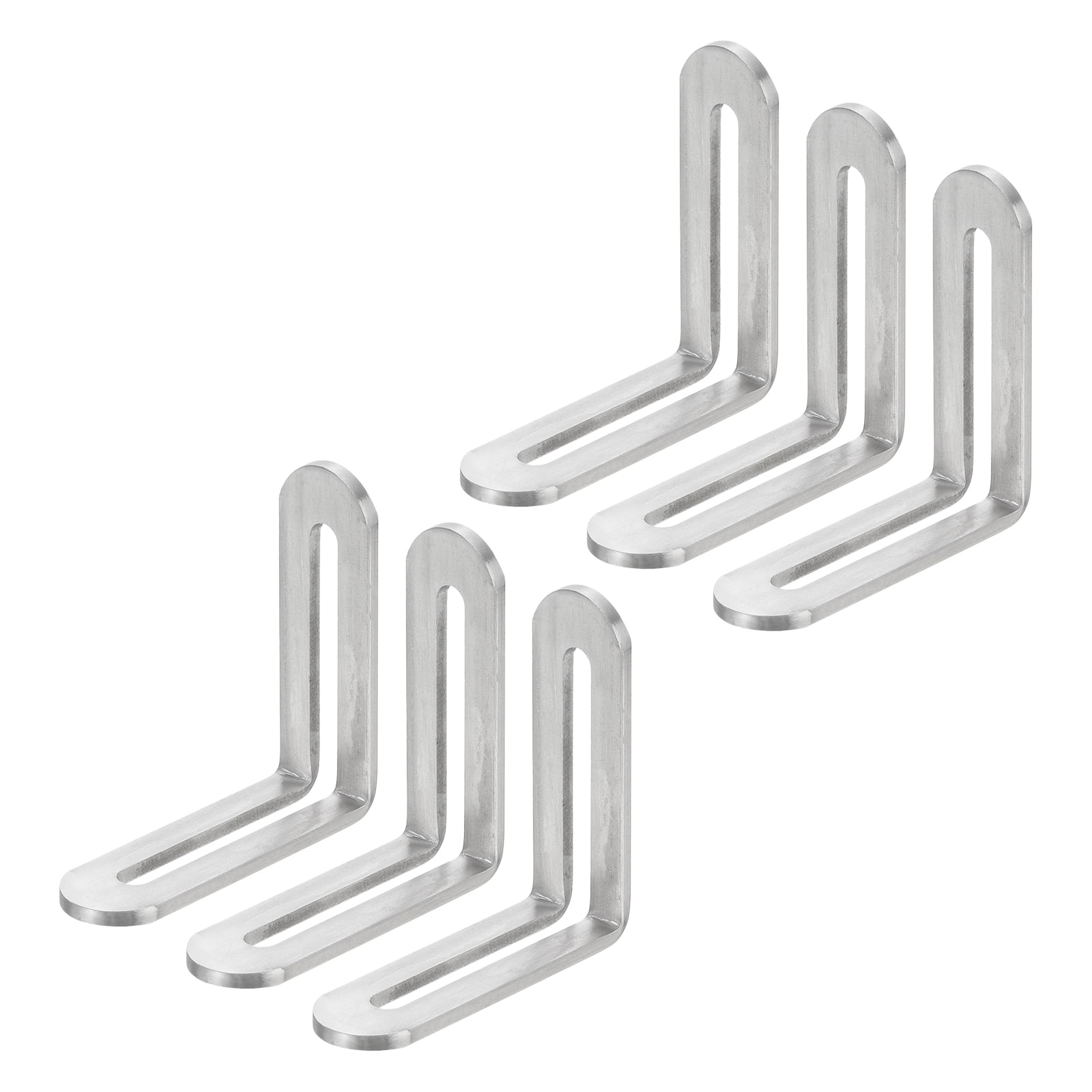 6Pcs Adjustable L-Shape Corner Brace with Slot, 2.28 x 2.28 Inch ...