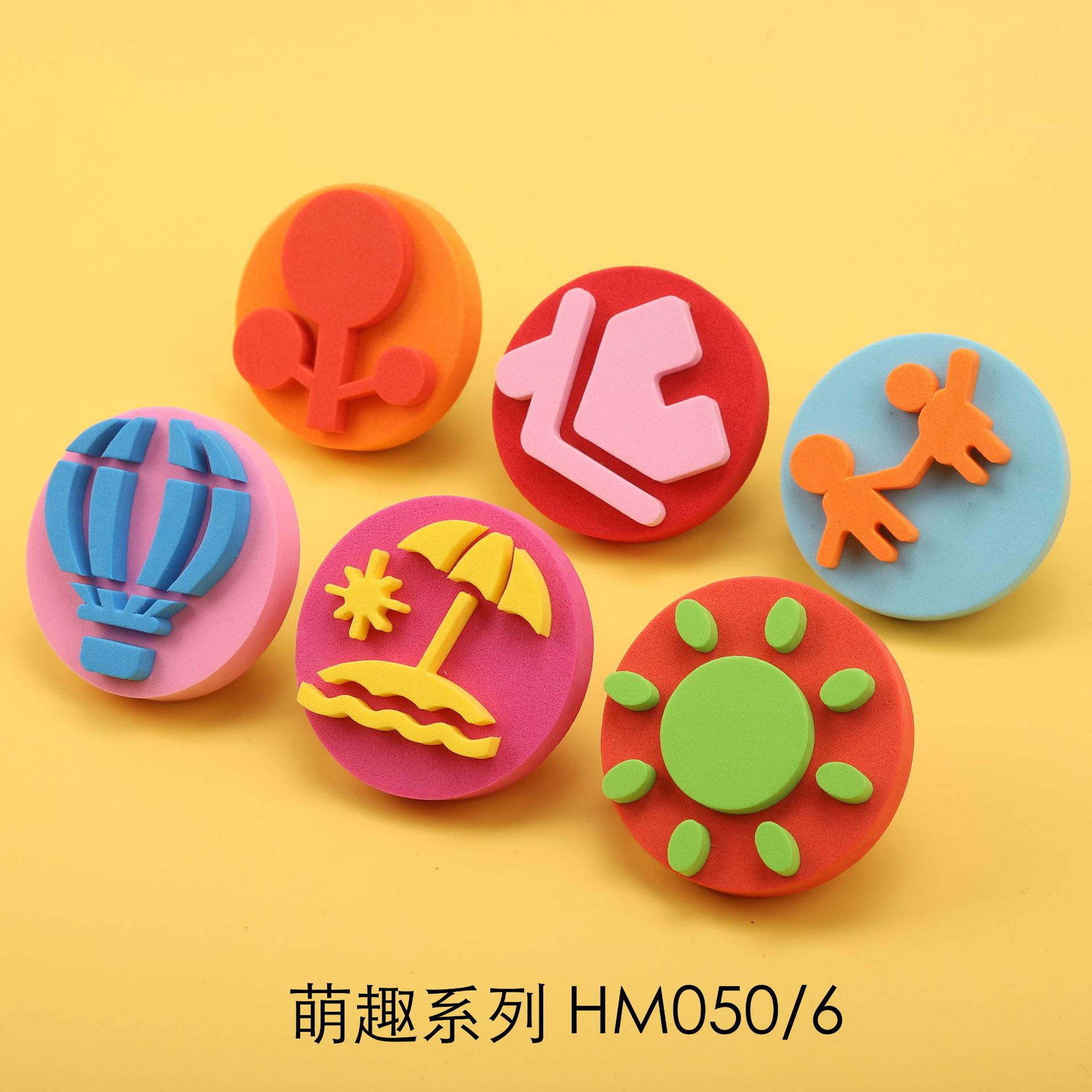 6Pcs Adorable Painting Sponges Teenagers Funny Painting Stamp Drawing ...