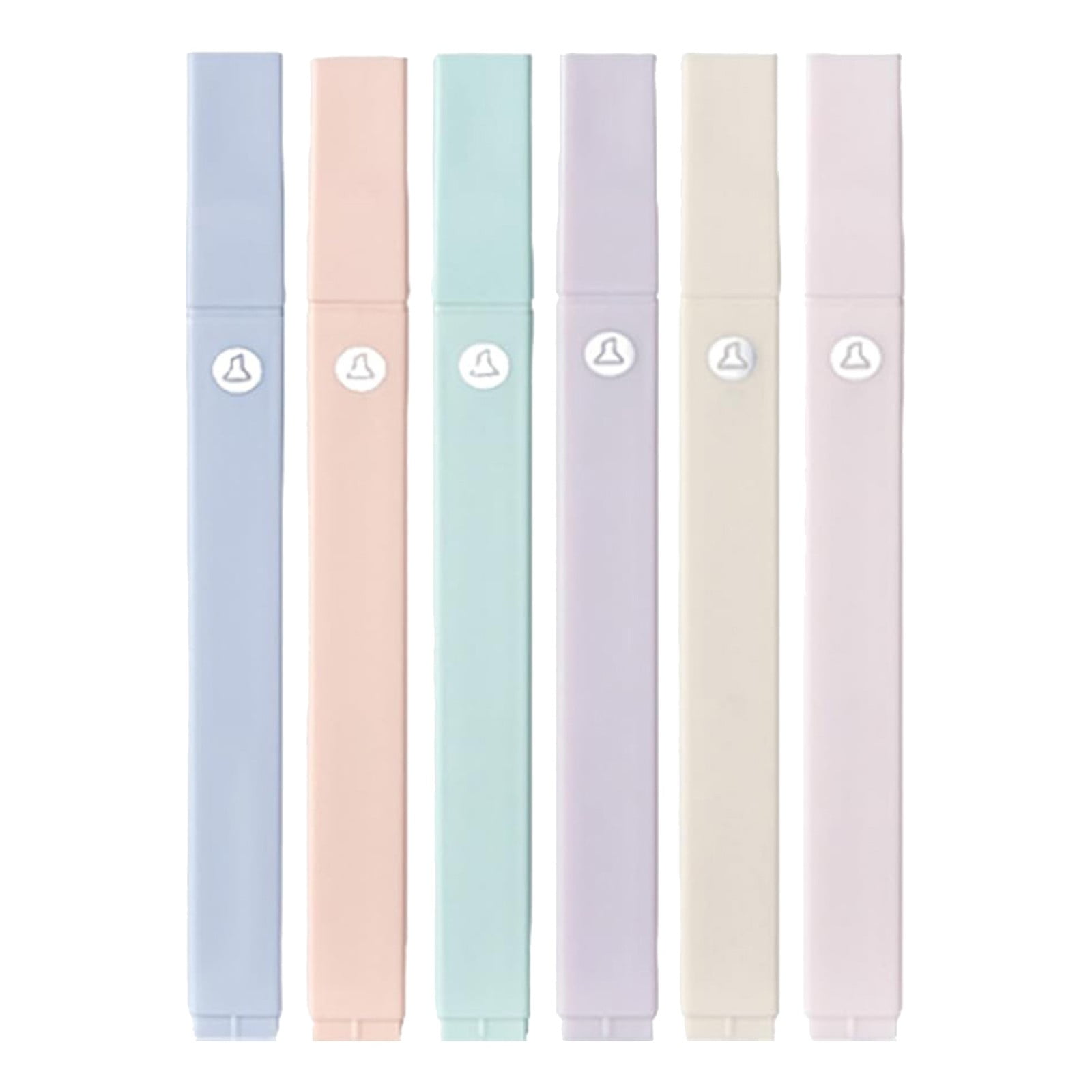 6Pcs Aesthetically Cute Highlighters Various Color DIY Pen Journal ...