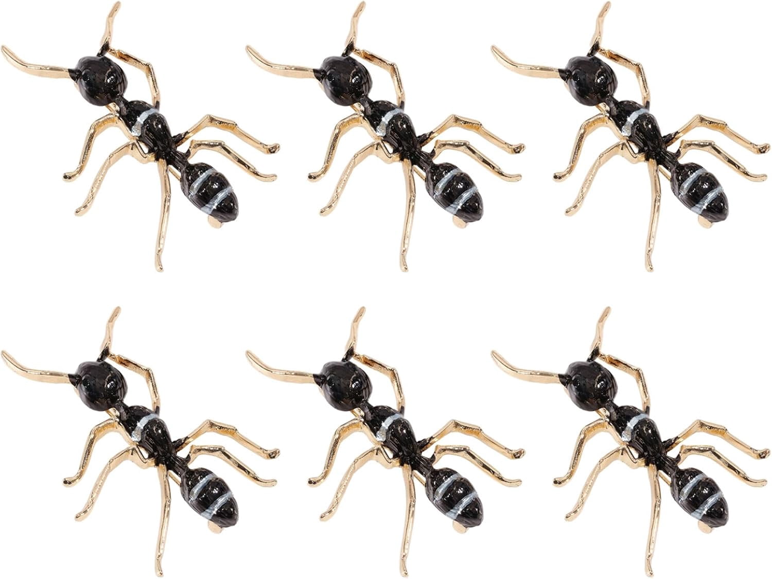 6Pcs Ant Enamel Pins Alloy Lapel Pins for Backpack Clothes Black ...