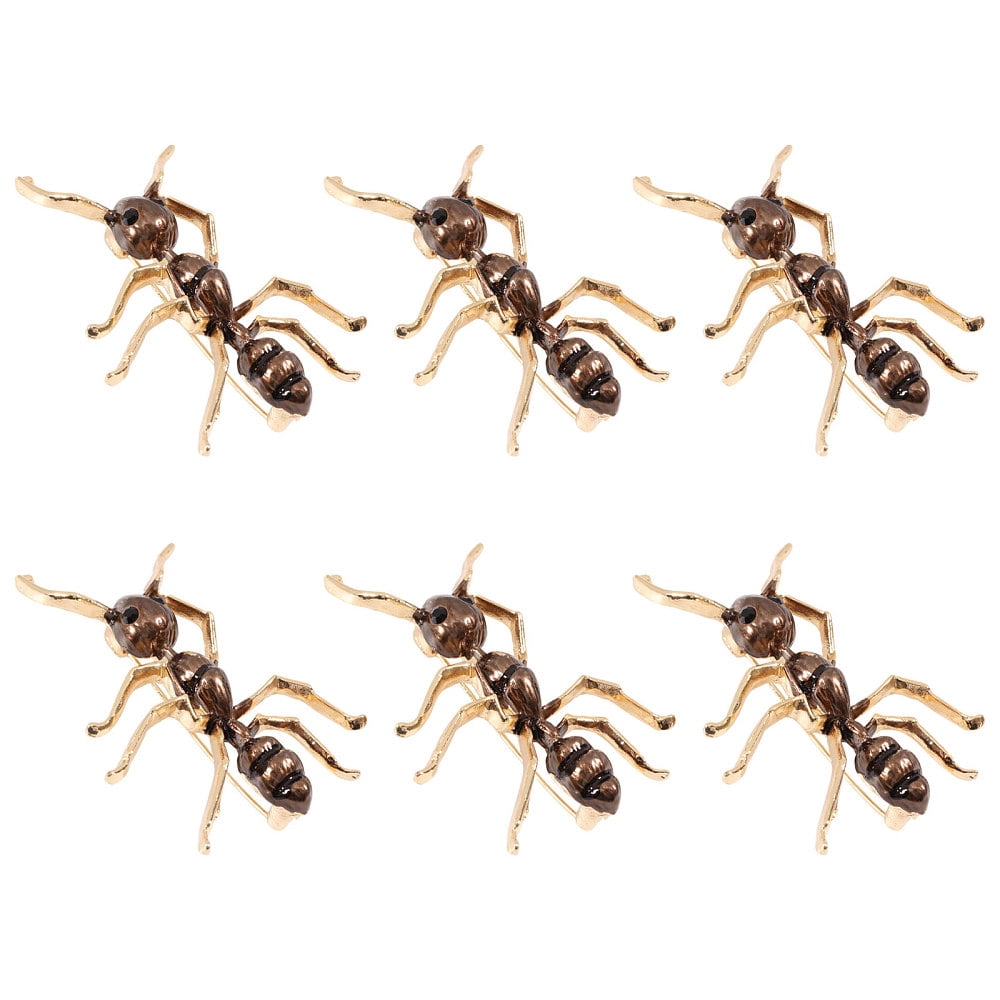 6Pcs Ant Enamel Pins Alloy Lapel Pins for Backpack Clothes Coffee ...