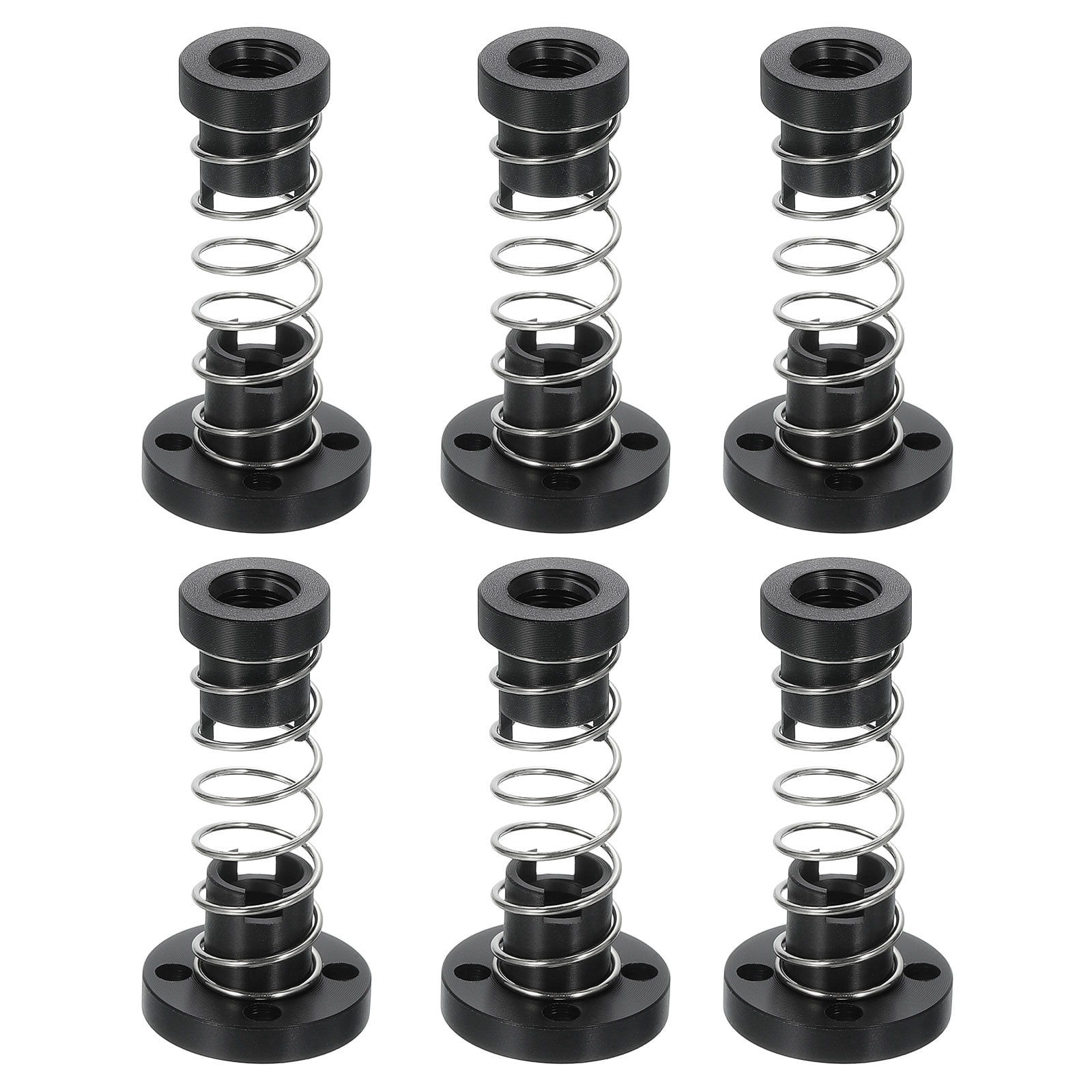 6Pcs Anti Backlash Spring Loaded Nut(2mm Pitch, 1 Start, 2mm Lead, 3 ...