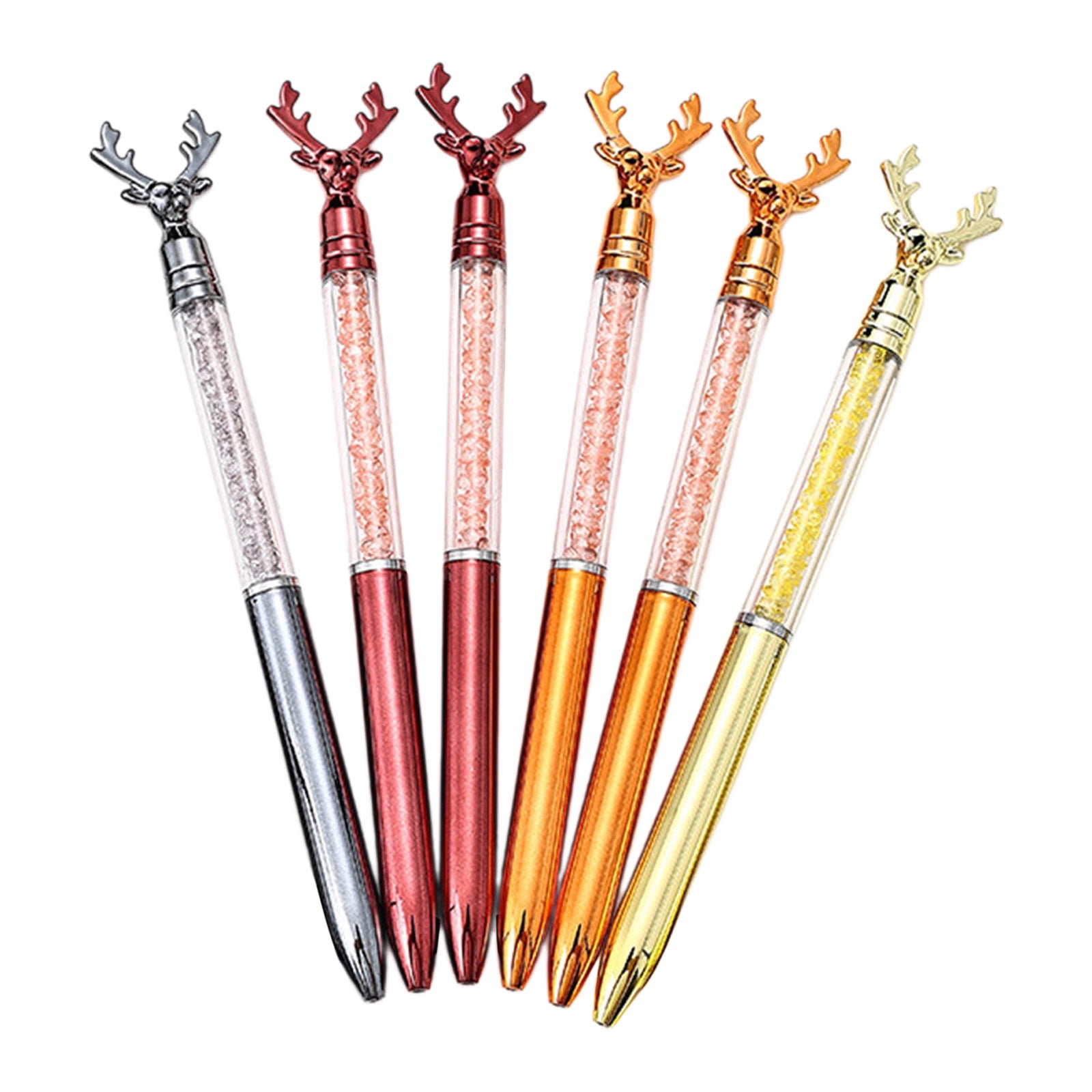 6Pcs Antler Ballpoint Pen Twist Action Ballpoint Pen Smooth to Write ...