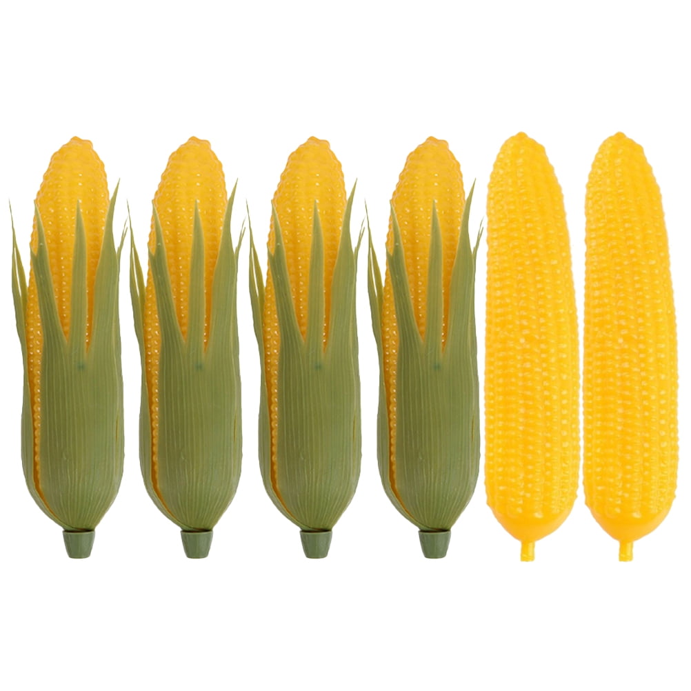 6Pcs Artificial Corn Decors Fake Corn Models Lifelike Simulation Fake ...