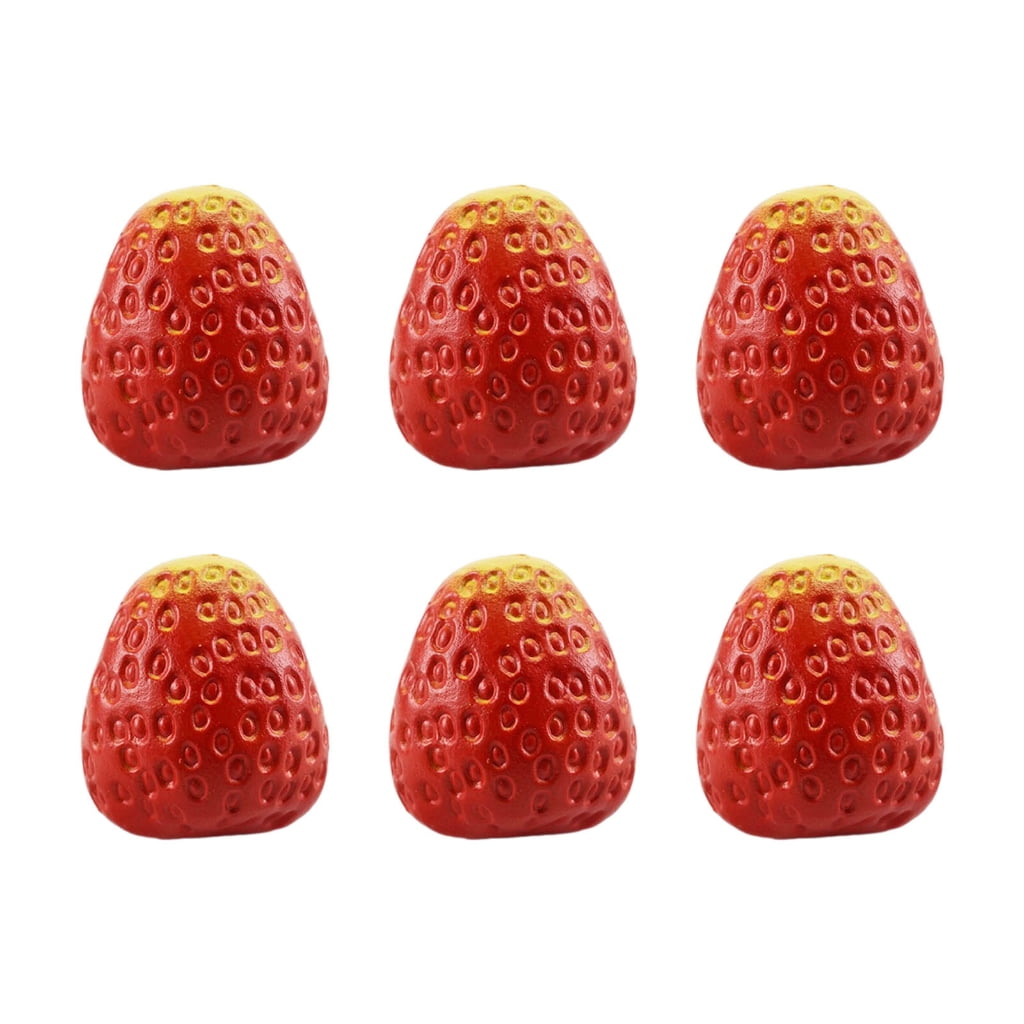 6Pcs Artificial Friut Realistic Fake Fruit Simulation Fruit Props ...