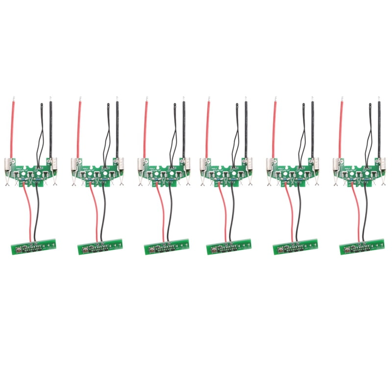 6Pcs BAT610 18V Lithium-Ion Battery PCB Charging Protection Circuit ...