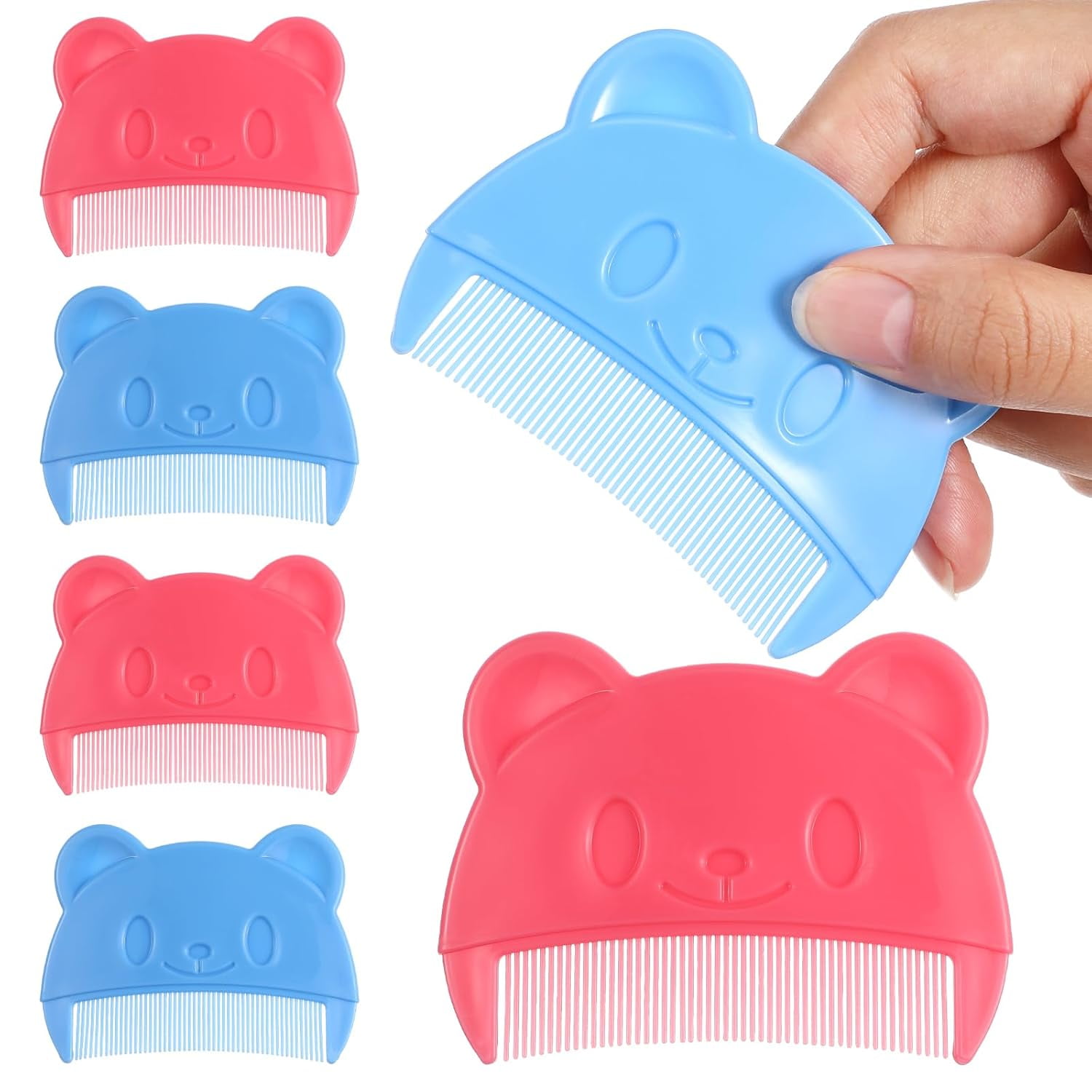 6Pcs Baby Hair Combs, Plastic Cute Cradle Cap Comb for Babies - Gentle ...