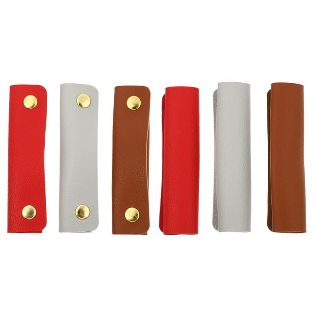 6Pcs Bag Handle Wraps DIY Bag Making Supplies PU Leather Handle Grips Gift - Walmart.com