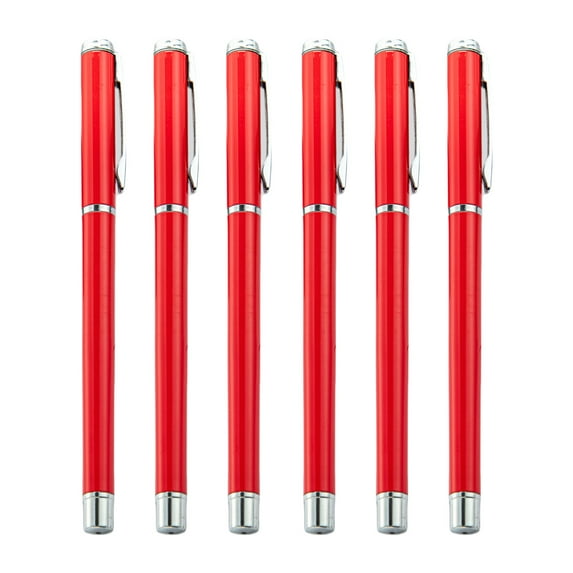 6Pcs Ballpoint Pen with Pen Clip Business Signing Pen Smooth to Write ...