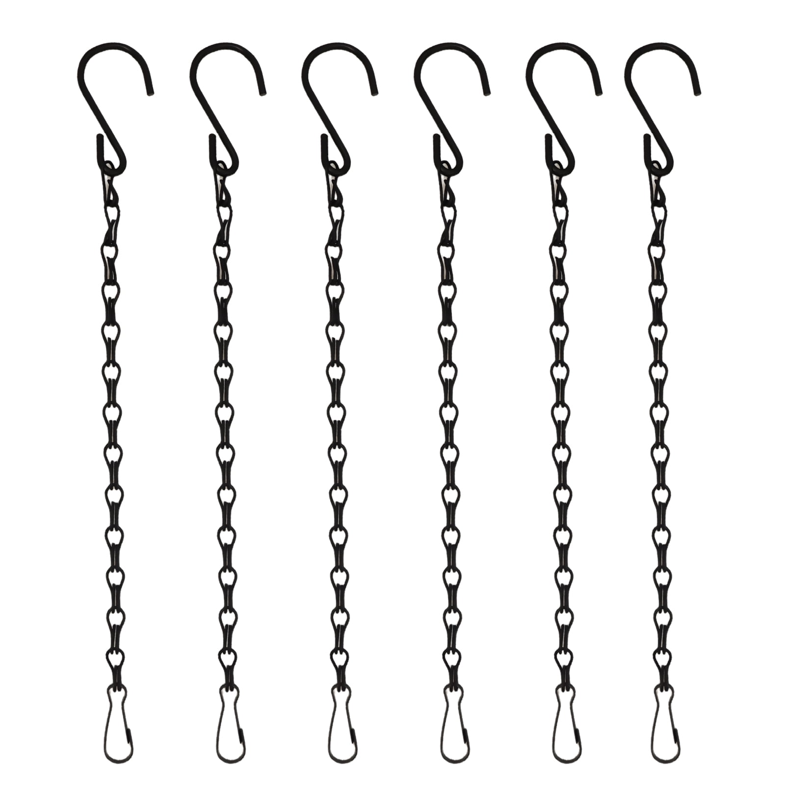 6Pcs Basket Chains Windchime Hook Iron Plant Basket Chain Hook Garden ...