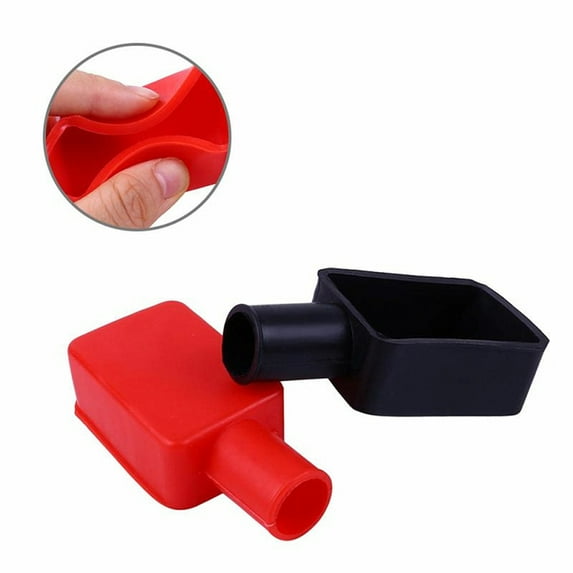 6Pcs Battery Terminals Cover Boot Insulating Protective Lugs Caps Car ...