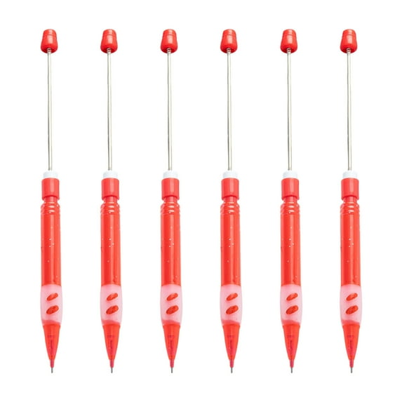 6Pcs Beadable Mechanical Pencil Set 0.5mm Drawing Automatic Pencil ...