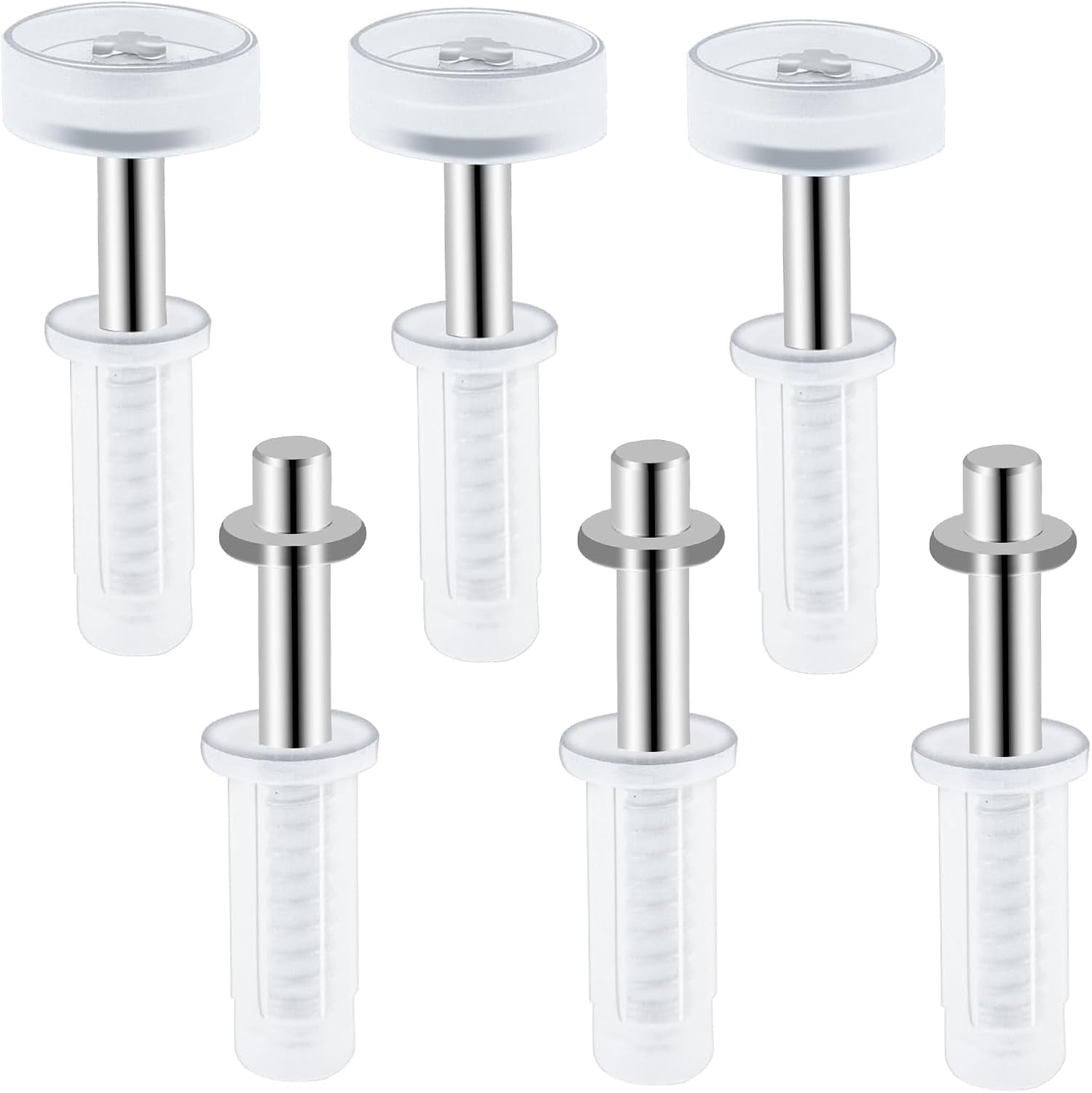 6Pcs Bi-Fold Door Top Roller Guide Wheel and Pivot Spring Loaded Bifold ...