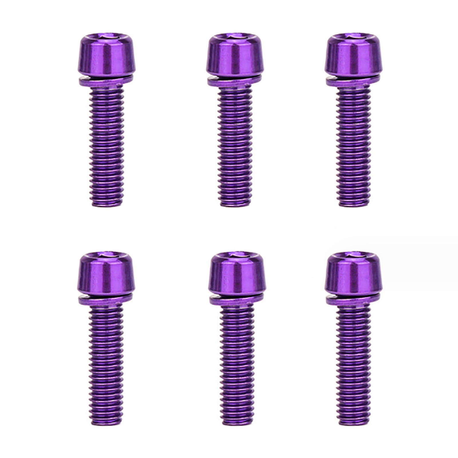 6Pcs Bicycles Stem Screw Stainless Steel Tapered Head Bolts Screws with ...