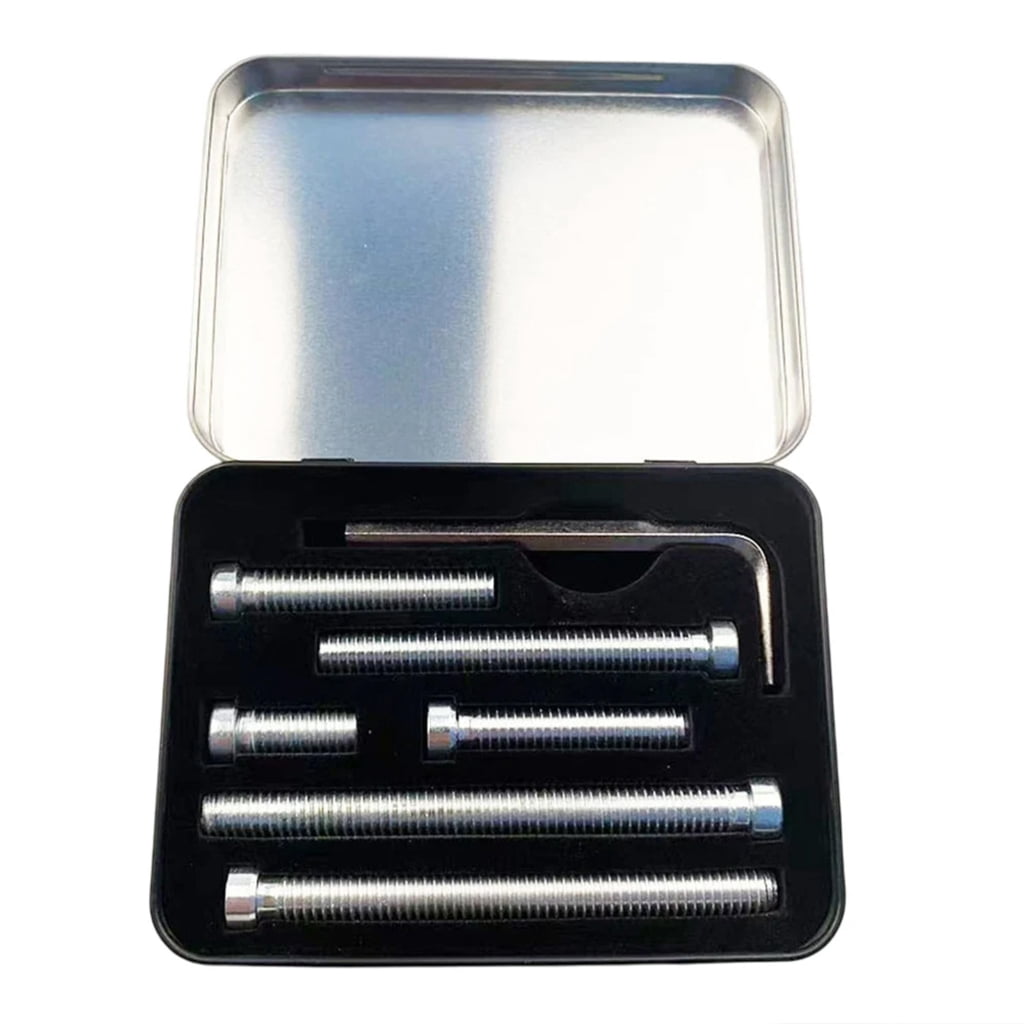 6Pcs Billiard Cue Weight Screws with Wrench Pool Cue Weight Bolts Screw ...