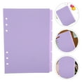 6Pcs Binder Dividers Binder Page Dividers Office Binder 6-hole Dividers ...