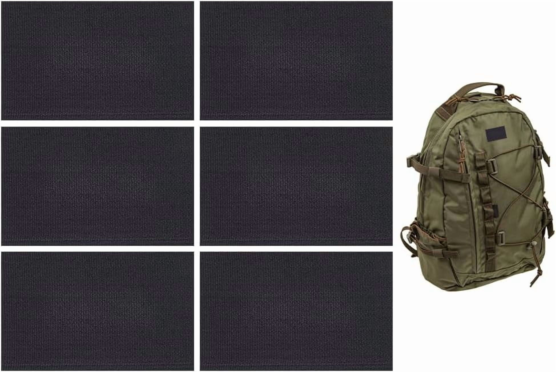 6Pcs Blank Flag Patch Black Tactical Patch Solid Black Flag Patch Back DIY Flags Military ...