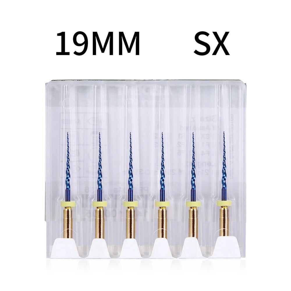 6Pcs/Box Dental Heat Activated Root Canal Files Endodontic Engine Use ...