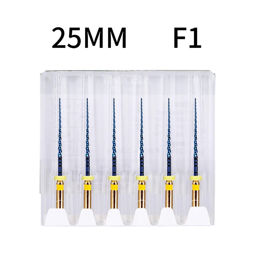 6Pcs/Box Dental Heat Activated Root Canal Files Endodontic Engine Use ...