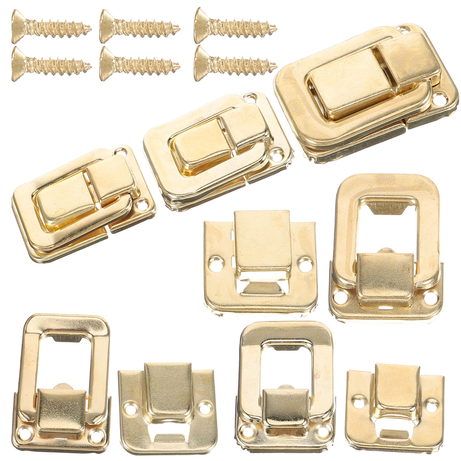 6Pcs Box Hasp Buckles Hasp Lock Transparent Jewelry Box Latches Buckles ...