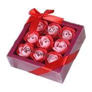 Enchante Handmade Blue Foil Gold Artificial Rose, Wedding Anniversary ...