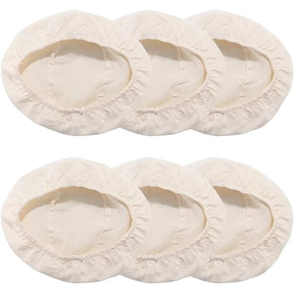 6Pcs Bread Proofing Basket Liner Cloth 8.27Inch Round Rattan Baking ...