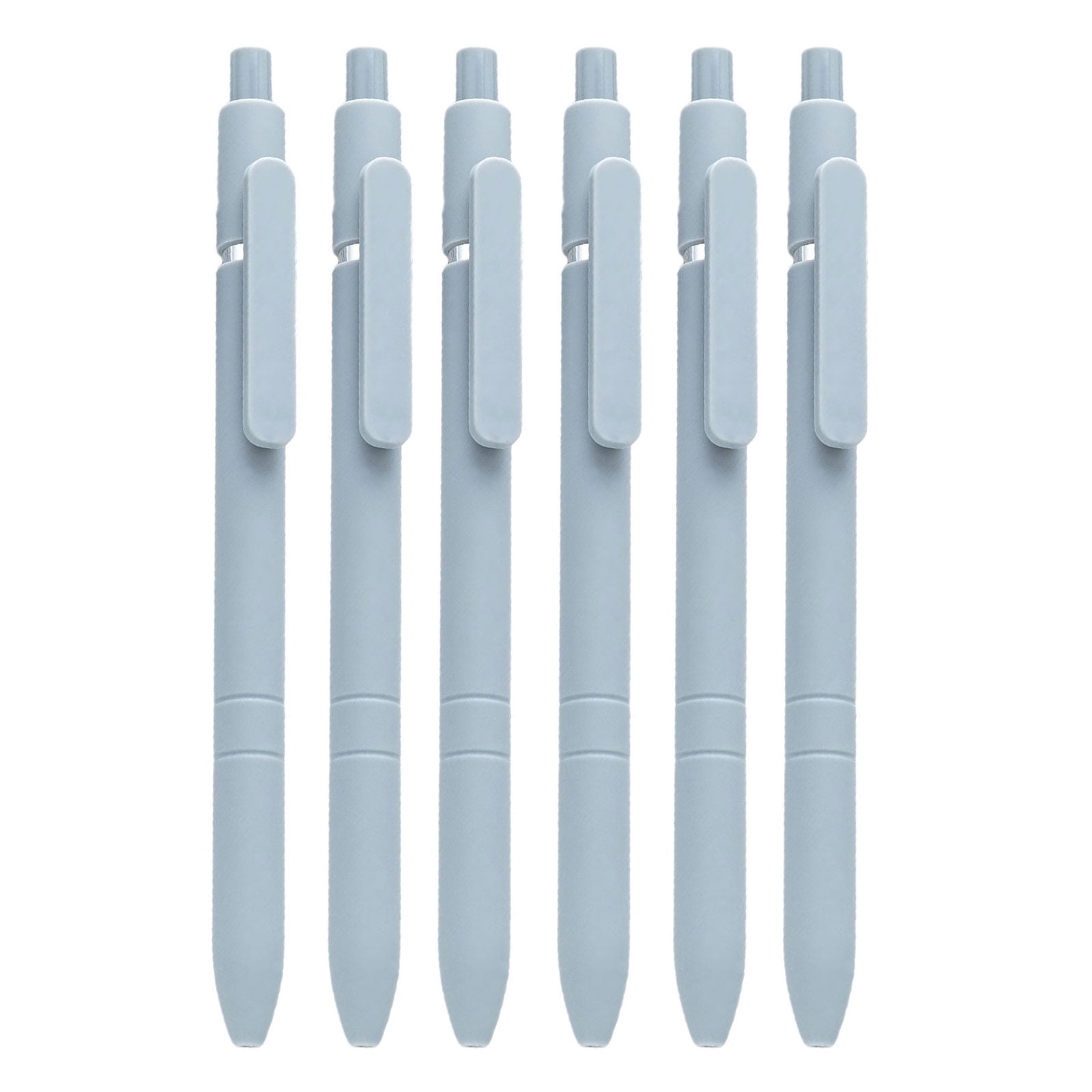 6Pcs Business Pen with Pen Clip Retractable Ballpoint Pen Refillable ...