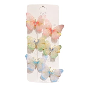 Shop Elegant Butterfly Hair Clips in Assorted Colors and Sizes