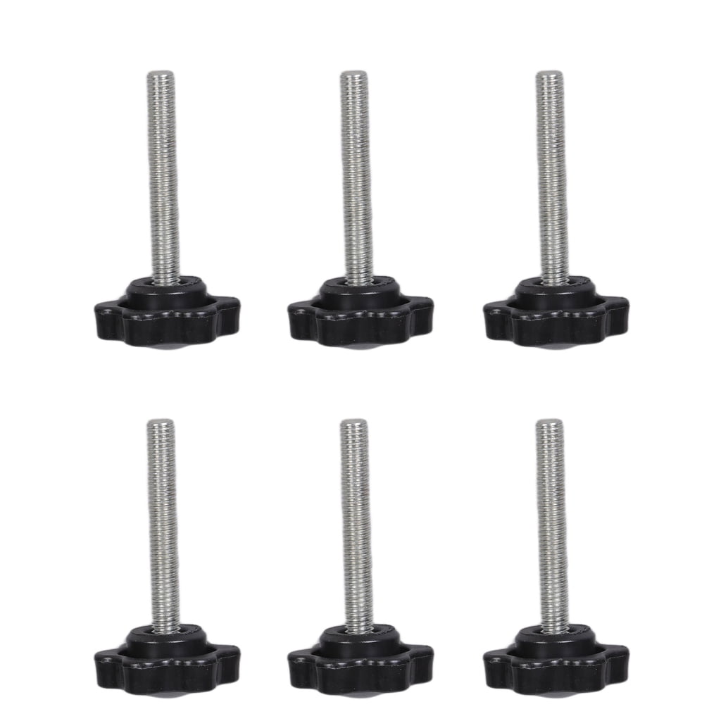 6Pcs Button Head Ergonomic Knob Hexagonal Head Handle Hand Screw ...