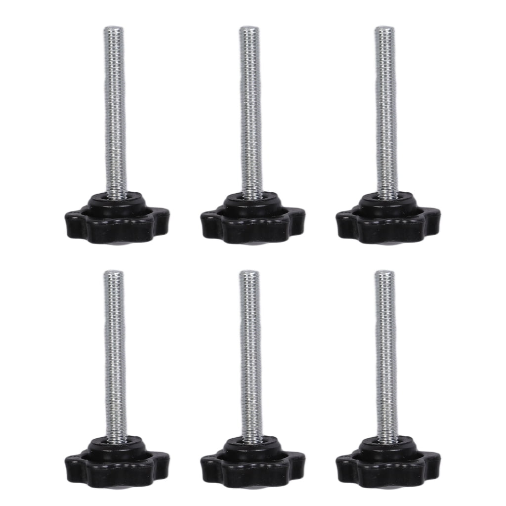 6Pcs Button Head Ergonomic Knob Hexagonal Head Handle Hand Screw ...