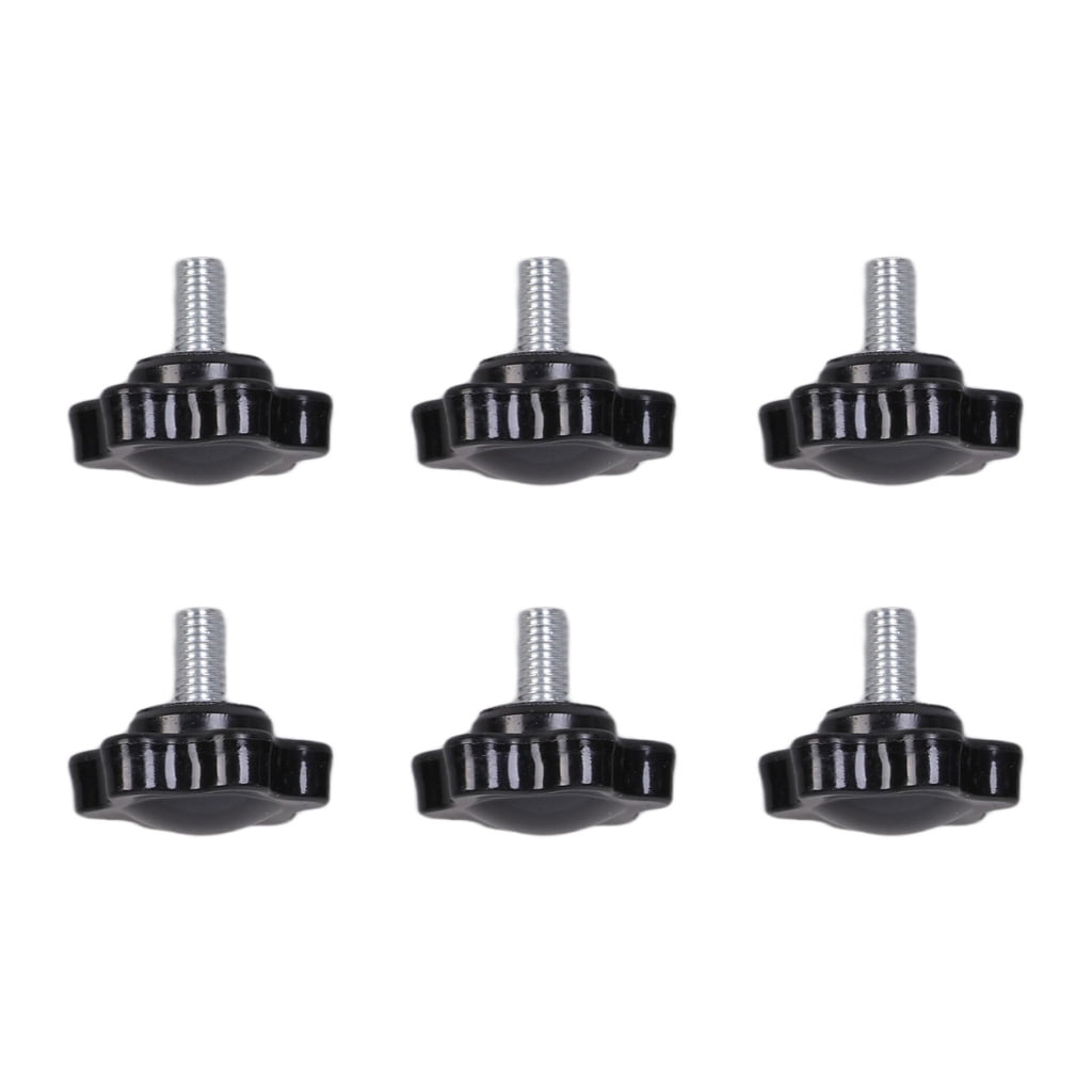 6Pcs Button Head Ergonomic Knob Hexagonal Head Handle Hand Screw ...